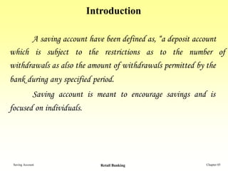 Saving Account | PDF
