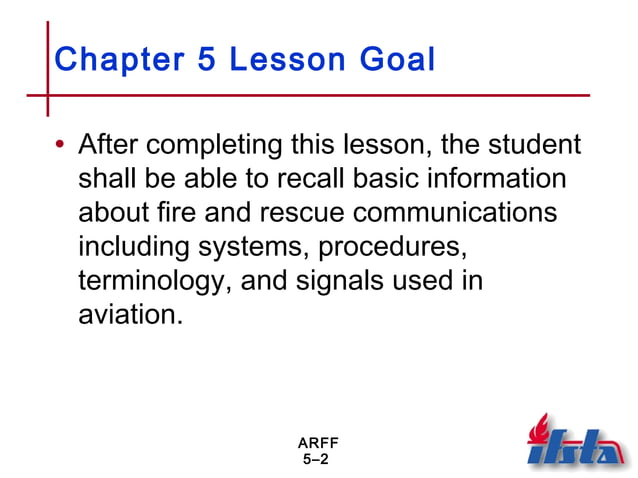 Chapter 05 Fire and Rescue Communications | PPT