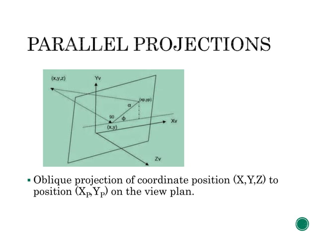 Computer Graphics - Projections | PPT