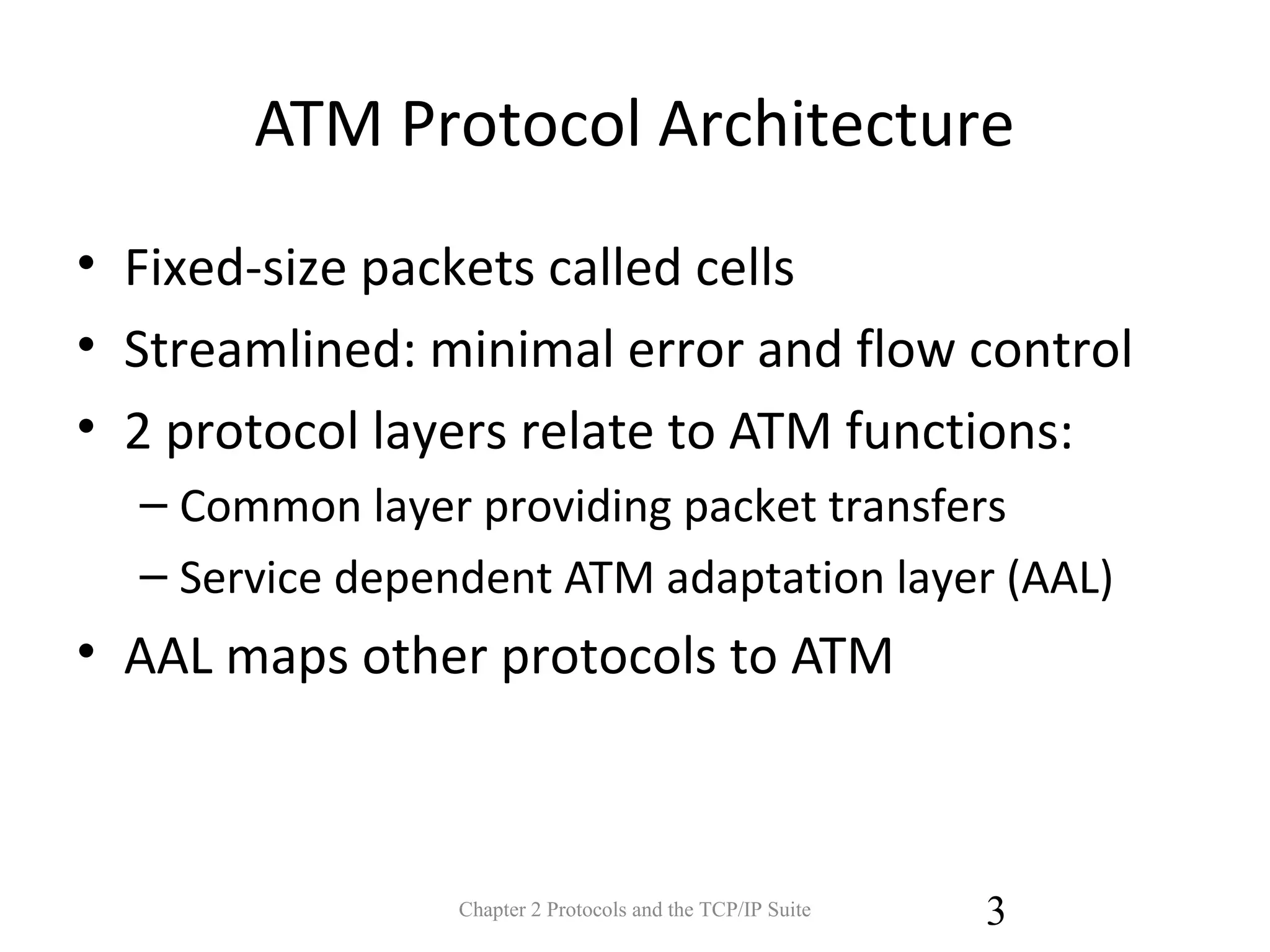 Asynchronous Transfer mode Chapter 05 | PPT