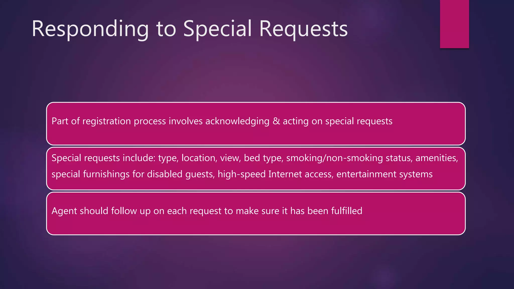 Chapter 05 Managing Front Office Operations HOT 333 | PPT