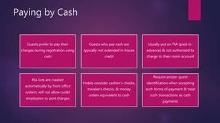 Chapter 05 Managing Front Office Operations HOT 333 | PPT