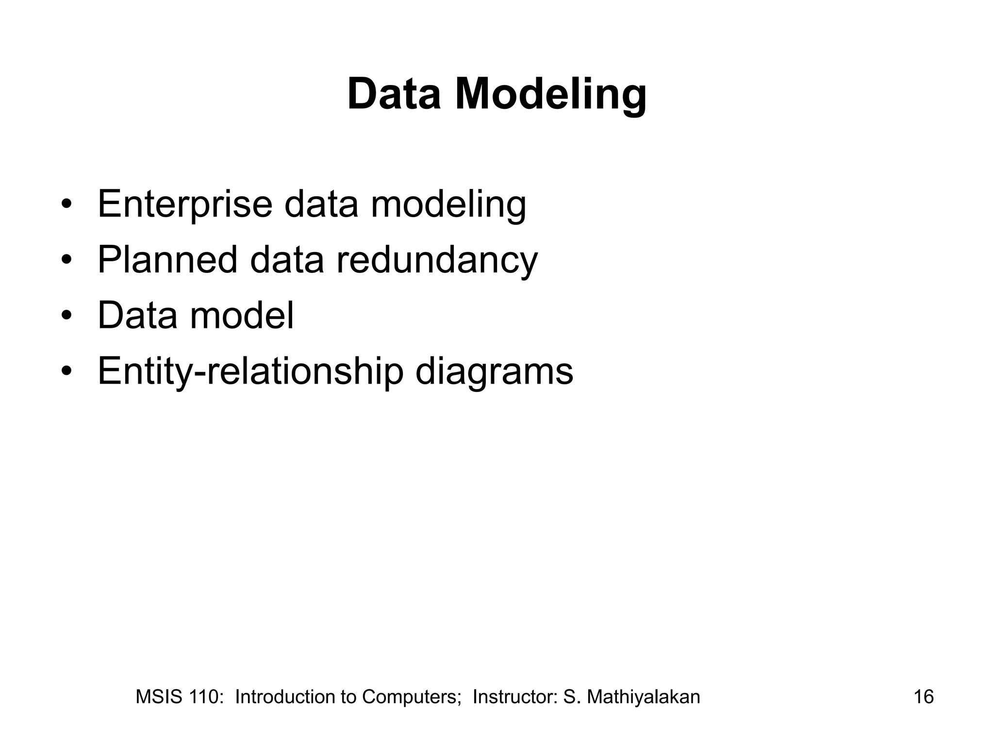 Chapter 5 - Organizing Data and Information | PPT