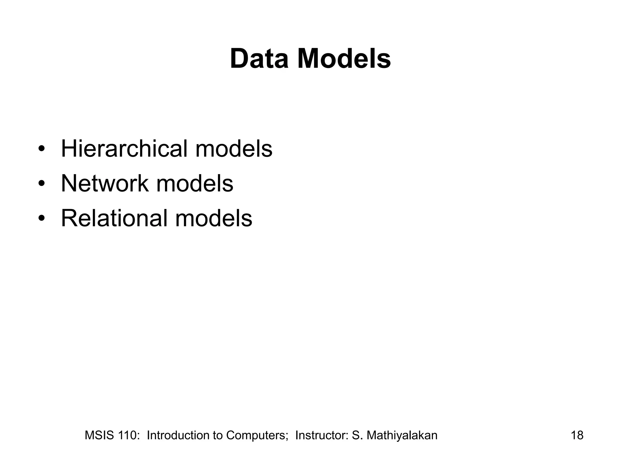 Chapter 5 - Organizing Data and Information | PPT