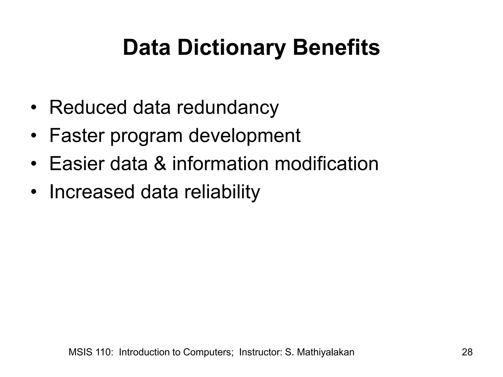 Chapter 5 - Organizing Data and Information | PPT