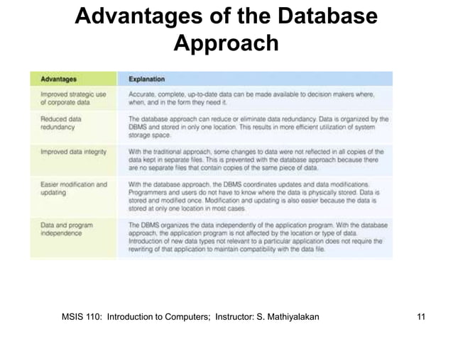 Chapter 5 - Organizing Data and Information | PPT | Databases | Computer Software and Applications
