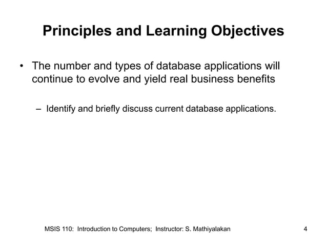 Chapter 5 - Organizing Data and Information | PPT | Databases ...
