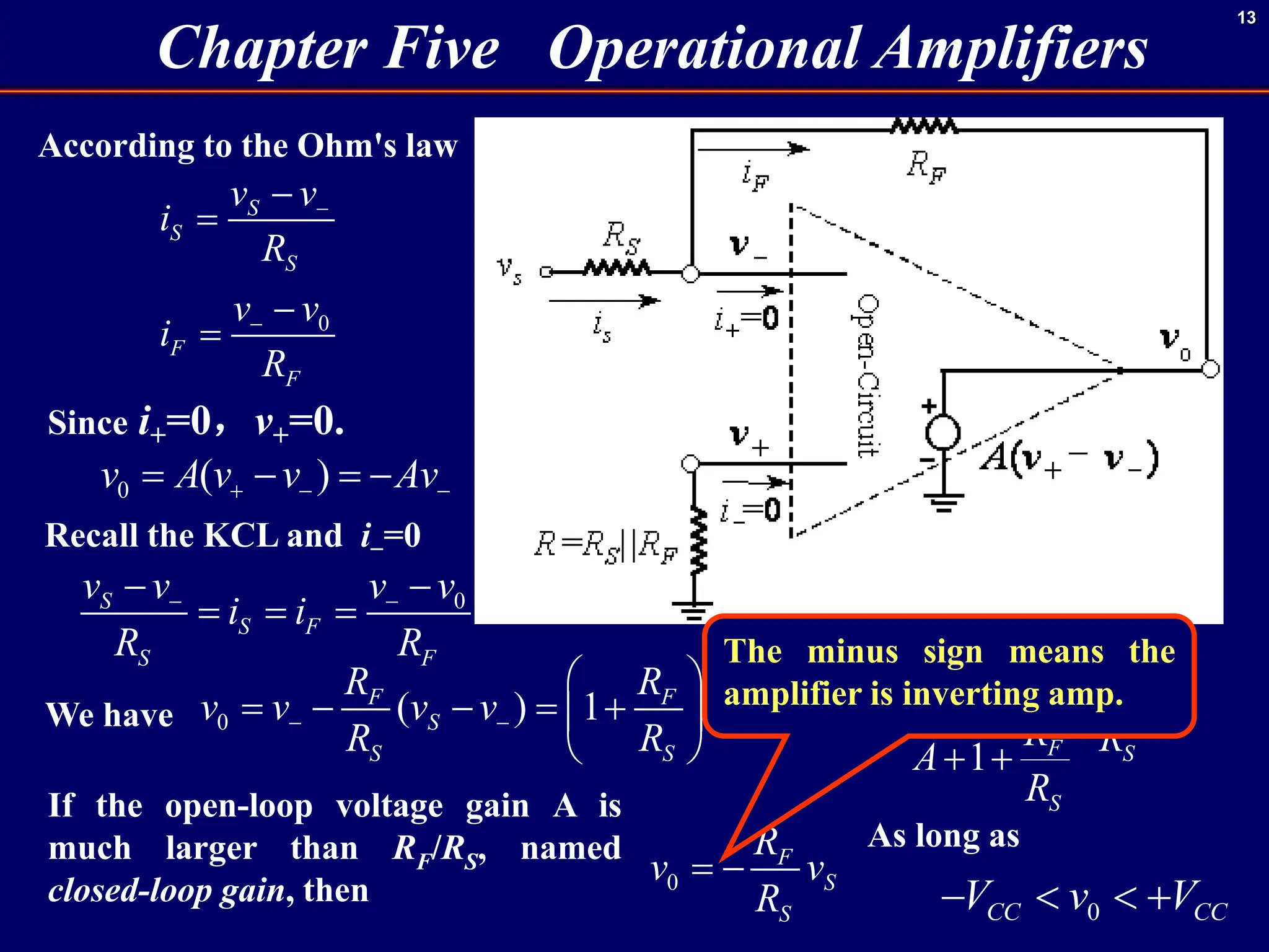 Chapter 05. ppt operational amplifier | PPT