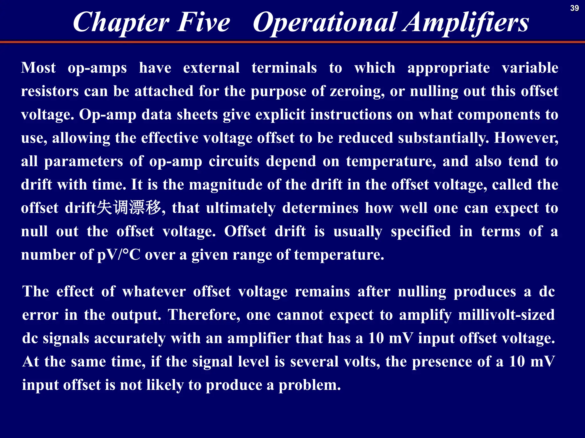 Chapter 05. ppt operational amplifier | PPT