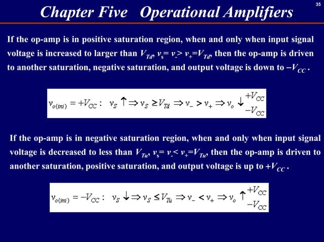 Chapter 05. ppt operational amplifier | PPT