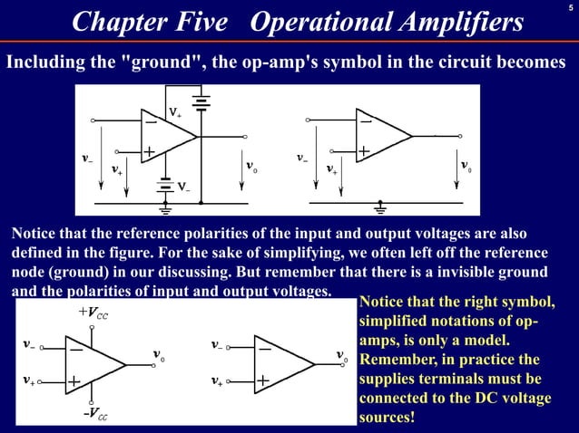 Chapter 05. ppt operational amplifier | PPT