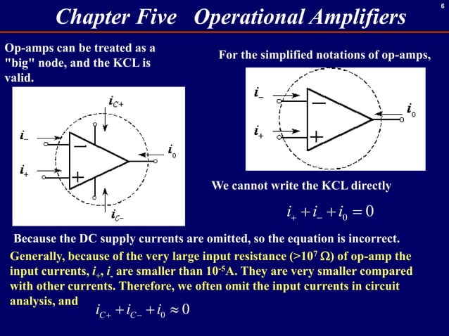 Chapter 05. ppt operational amplifier | PPT
