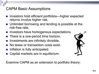 Investments: Analysis and Behavior of Asset Pricing | PPT