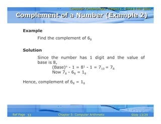 Chapter 05 computer arithmetic | PDF