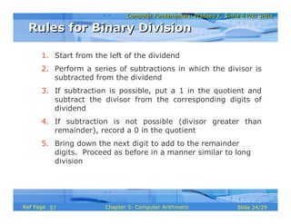 Chapter 05 computer arithmetic | PDF
