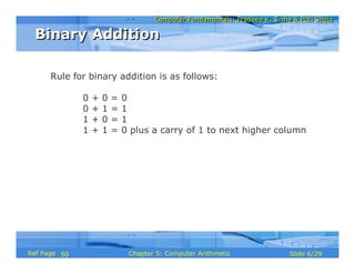 Chapter 05 computer arithmetic | PDF