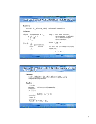 Chapter 05 computer arithmetic 2o-p | PDF