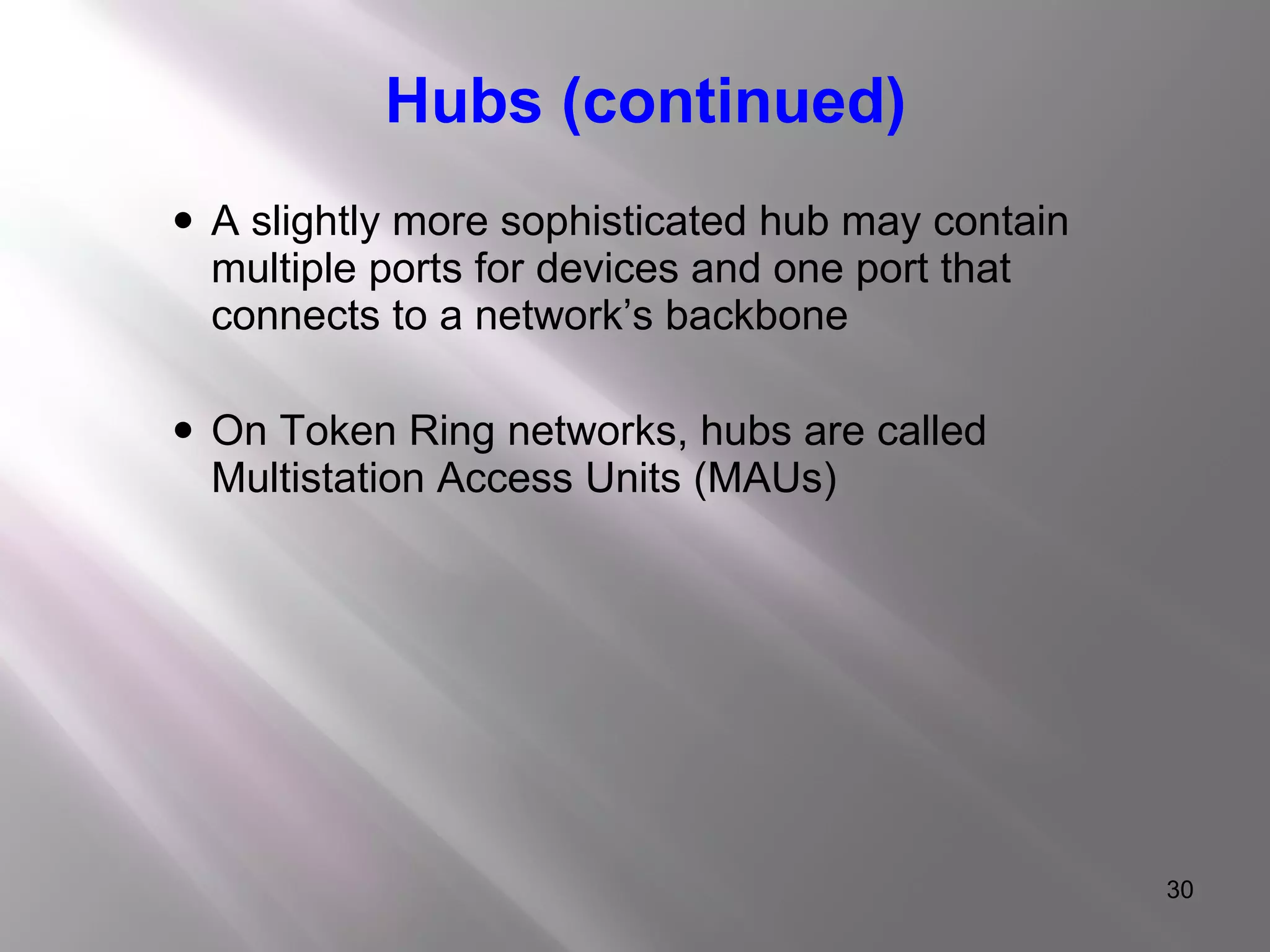 Chapter05 -- networking hardware | PPT
