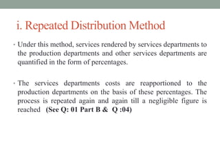 Chapter 05 Overhead Costs | PPTX