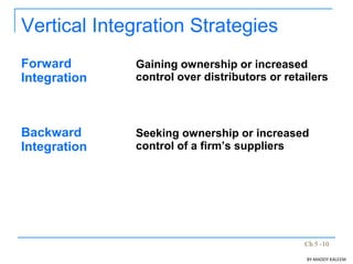 Strategic Management: Concepts & Cases Chapter 05 | PPT | Business ...