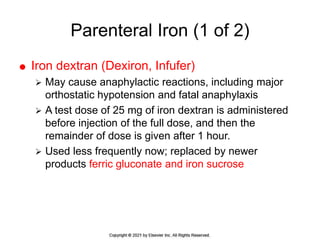 Nursing Anemia Drugs FOr Pharmacology and Therapeutics | PPTX