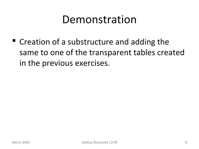 Chapter 05 adding structures1 | PPT