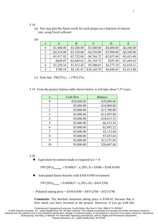Chapter 05analisis valor presente | PDF