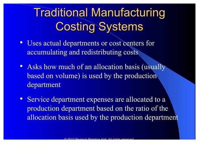 Chapter 05 Activity-Based Cost Systems | PPT