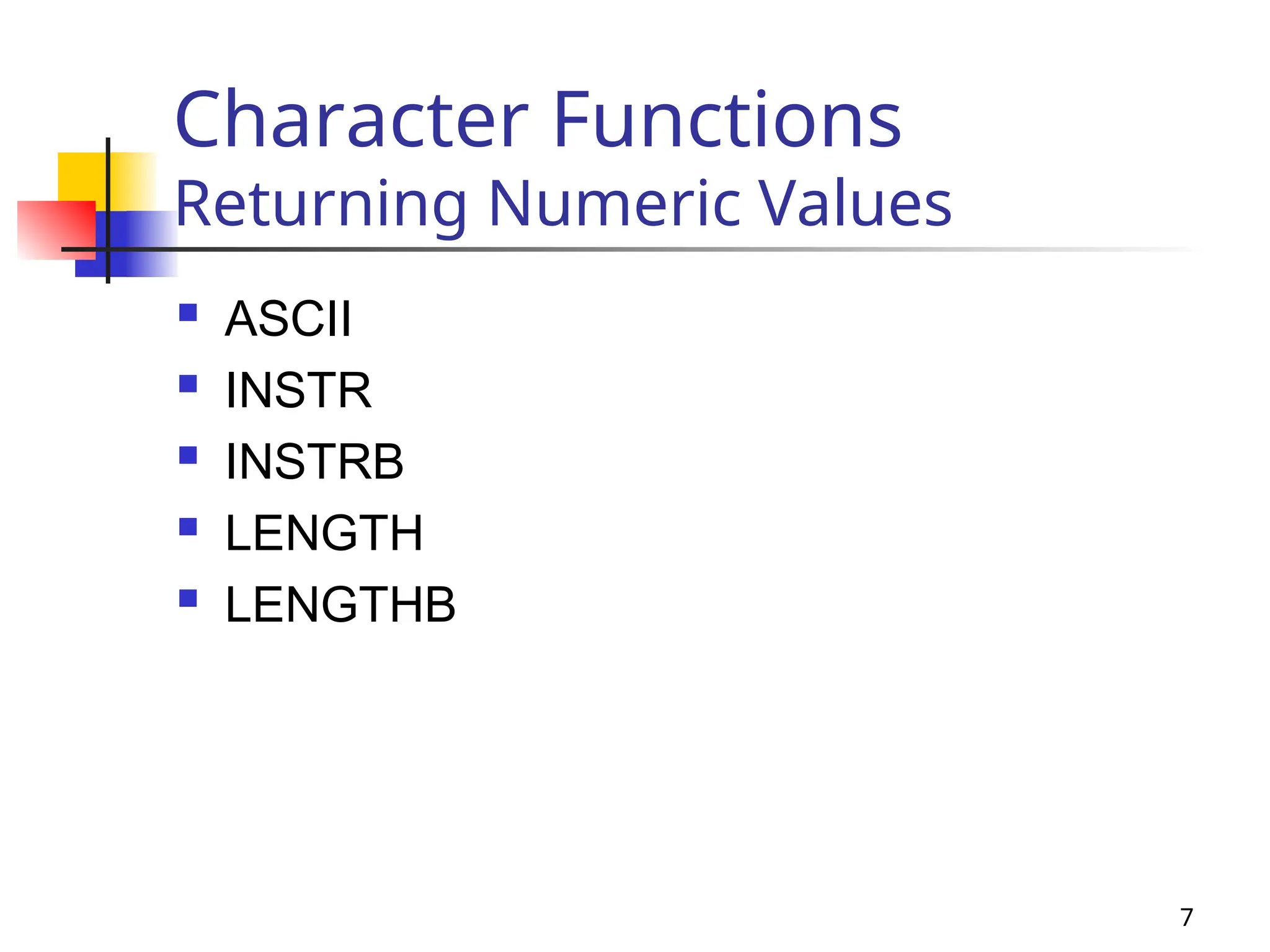 Chapter 05 (Built-in SQL Functions) functions | PPT