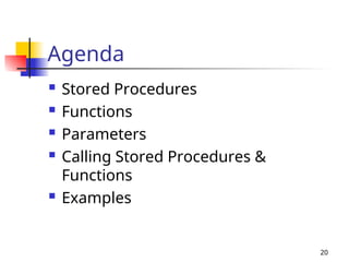 Chapter 05 (Built-in SQL Functions) functions | PPT