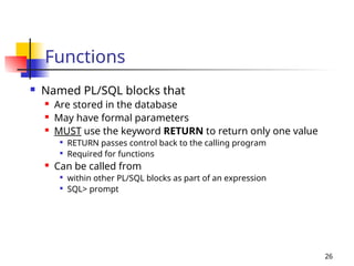 Chapter 05 (Built-in SQL Functions) functions | PPT