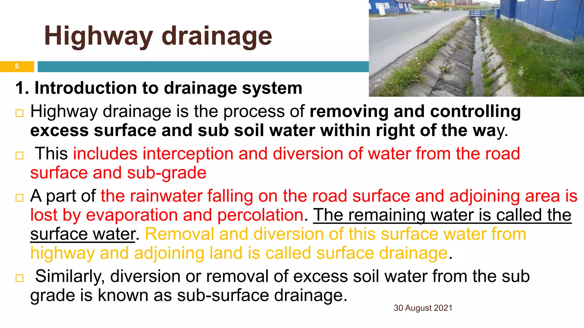 Highway drainage | PPTX