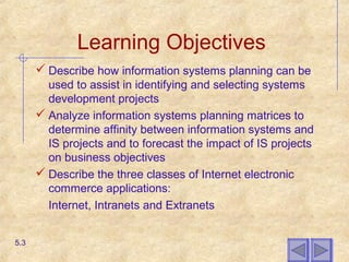 Chapter05 identifying and selecting systems development projects | PPT