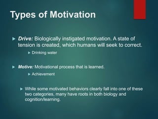 Chapter #05 Motivation and Emotion.ppt