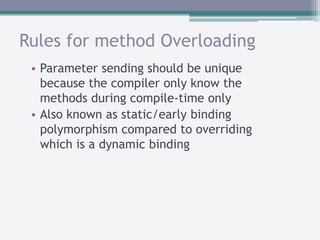 Chapter 05 polymorphism | PPT