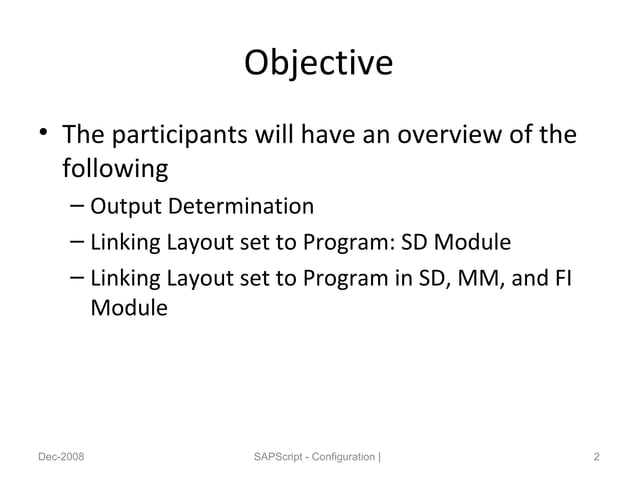 Chapter 05 sap script - configuration | PPT