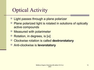 Chapter 05 stereochemistry at tetrahedral centers | PPT