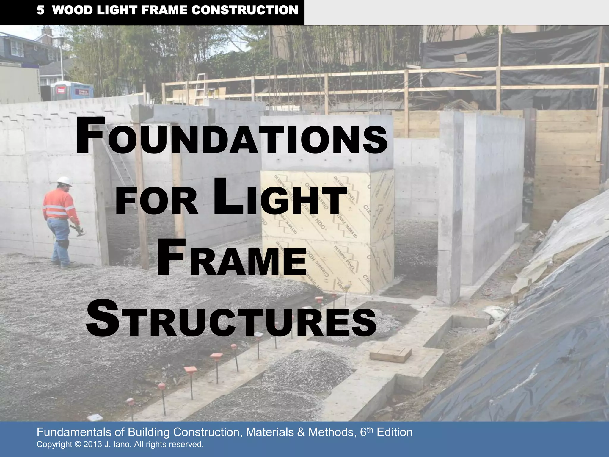 Chapter 05 Wood Light Frame Construction | PPTX