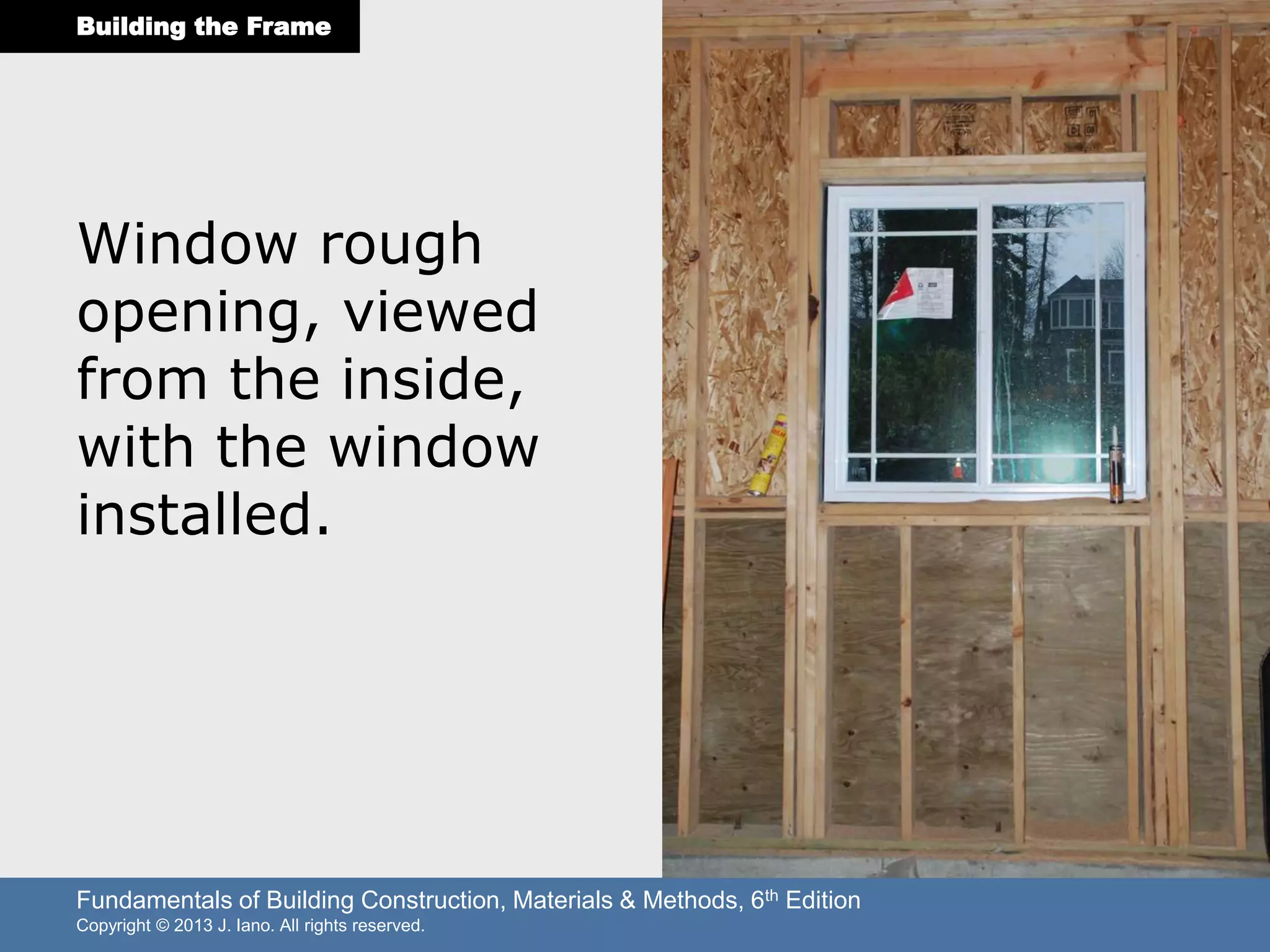 Chapter 05 Wood Light Frame Construction | PPTX