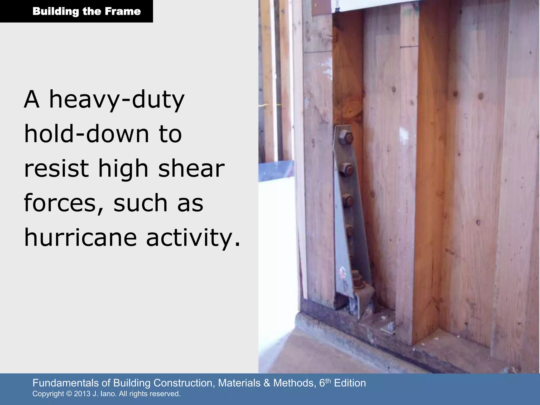 Chapter 05 Wood Light Frame Construction | PPTX