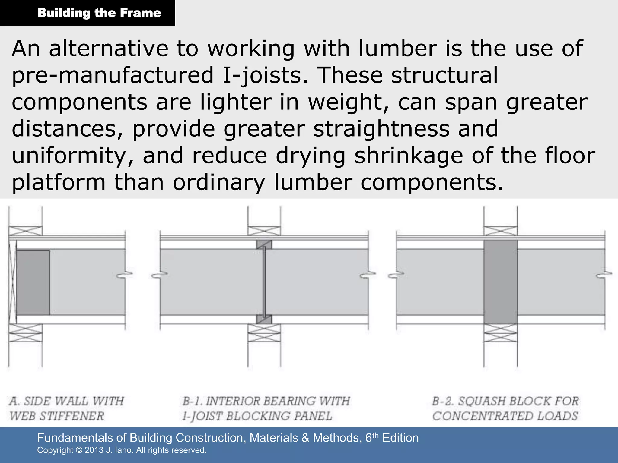 Chapter 05 Wood Light Frame Construction | PPTX