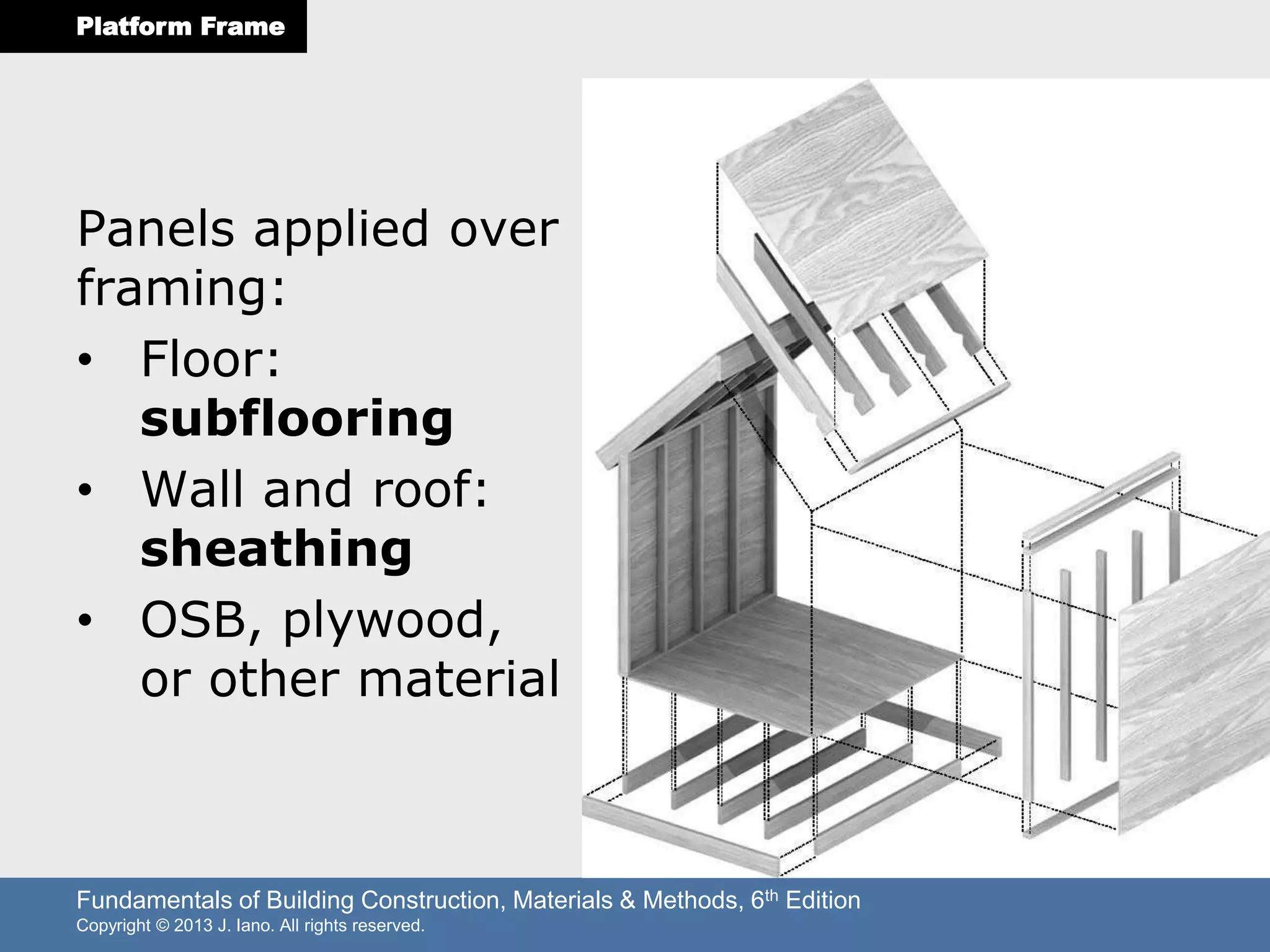 Chapter 05 Wood Light Frame Construction | PPTX