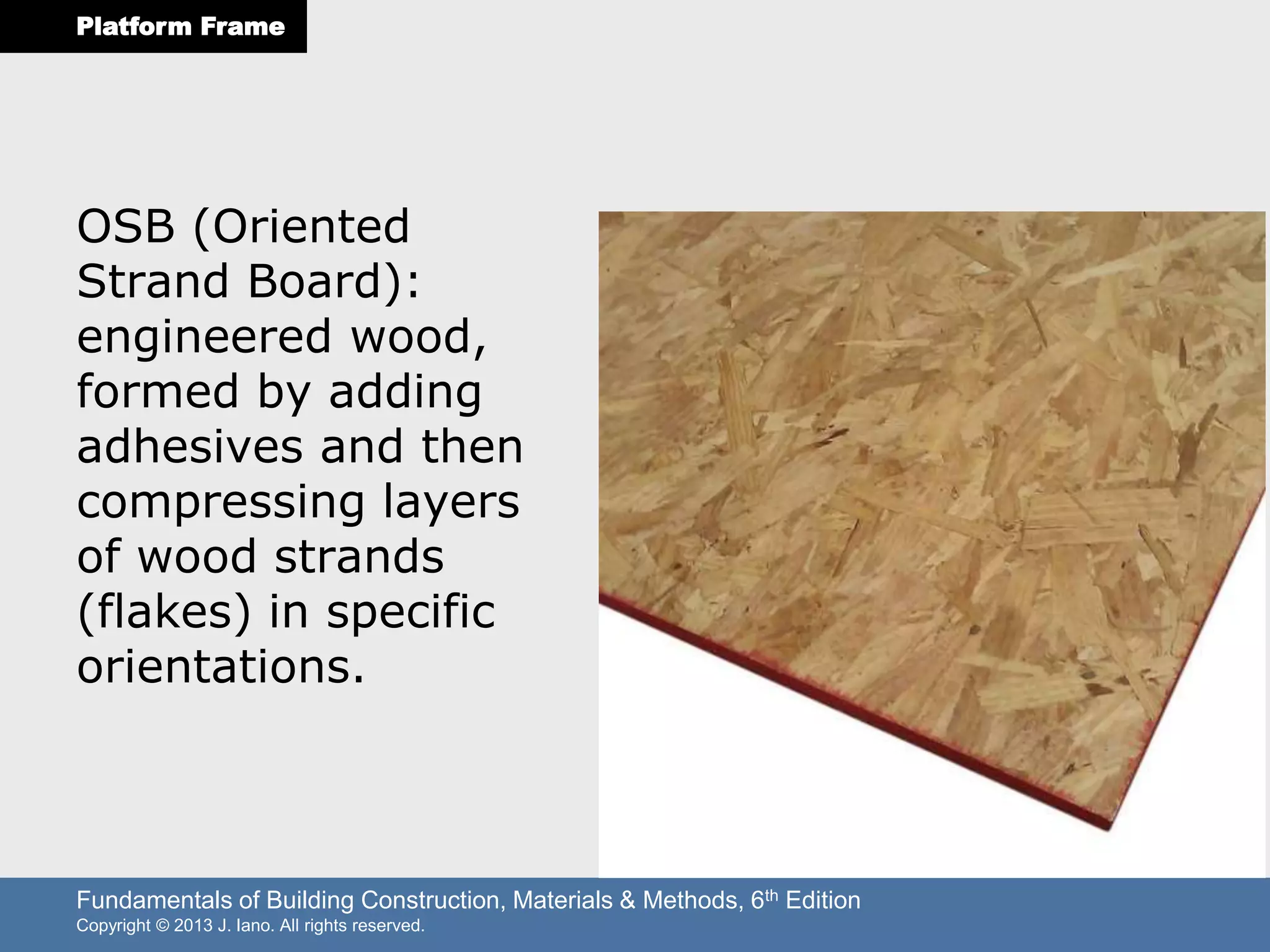 Chapter 05 Wood Light Frame Construction | PPTX