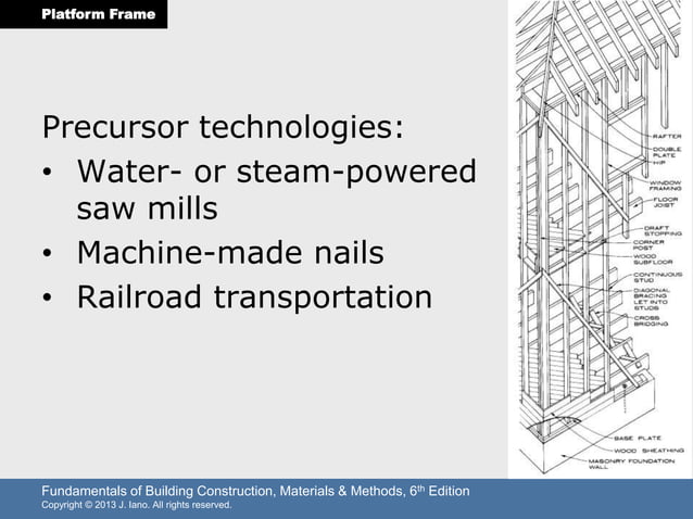 Chapter 05 Wood Light Frame Construction | PPTX | Woodworking | Arts ...