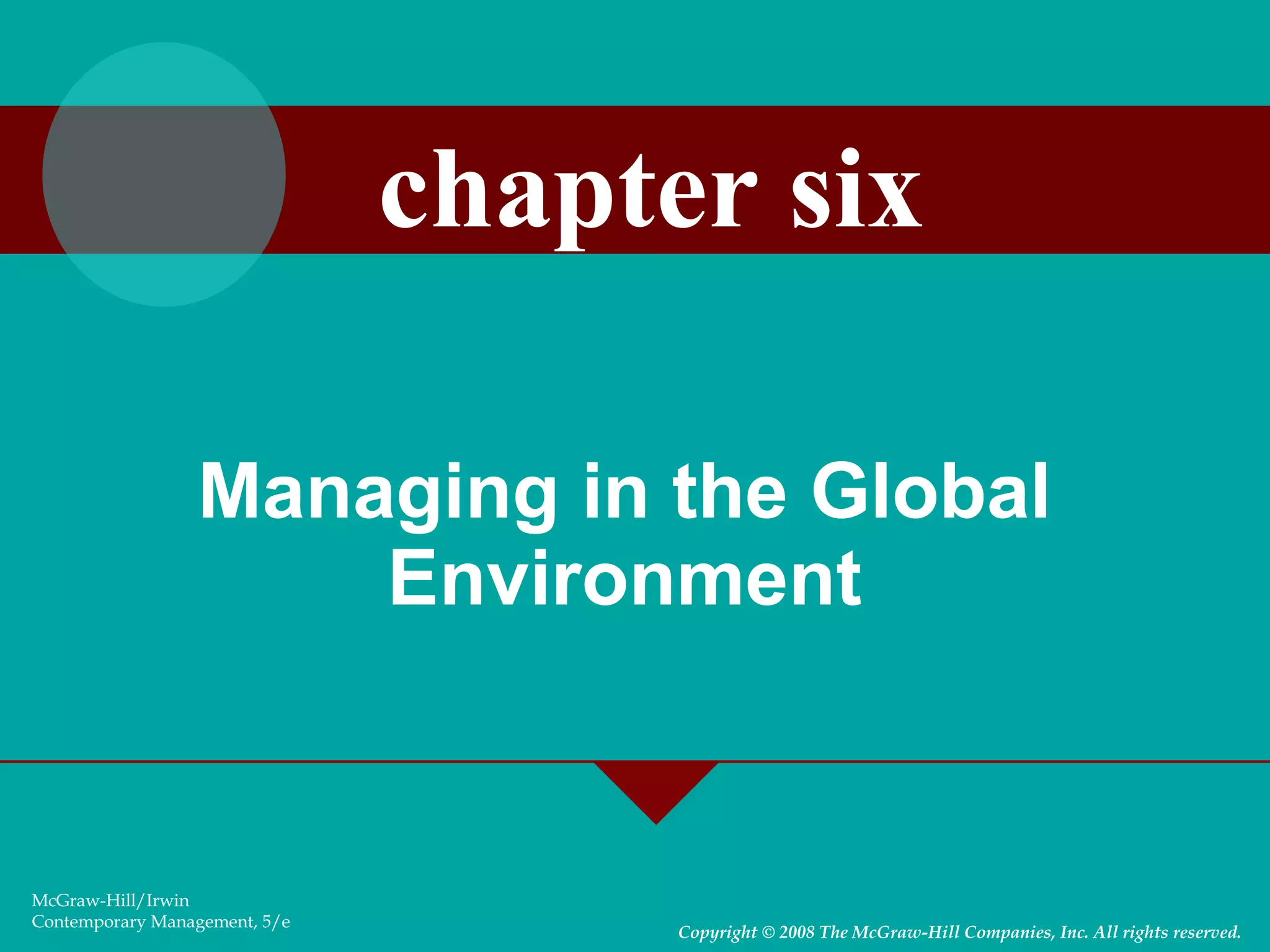 Management Chapter06 | PPT