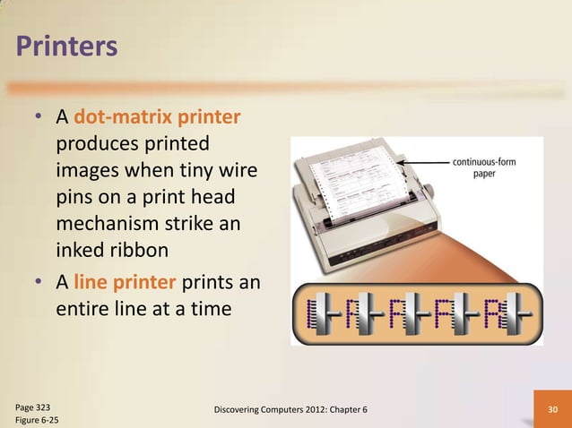 Discovering Computers: Chapter 06 | PPTX | Computer Peripherals | Computing