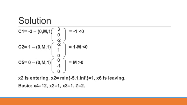 The Big M Method - Operation Research | PPTX