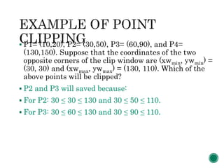 Computer Graphic - Clipping | PPTX