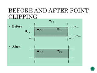 Computer Graphics - clipping | PPTX