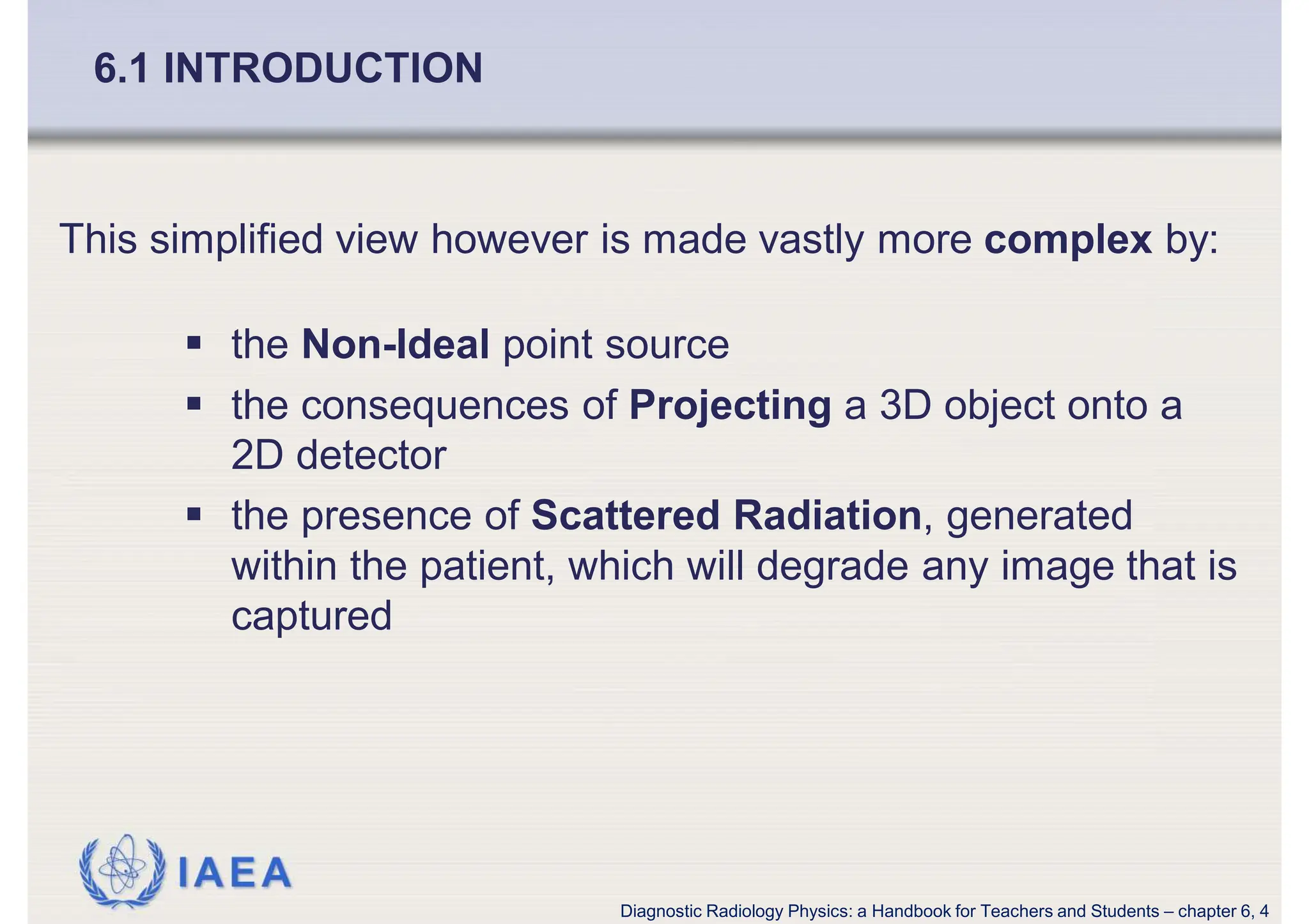 Projection Radiography and its Applications | PDF
